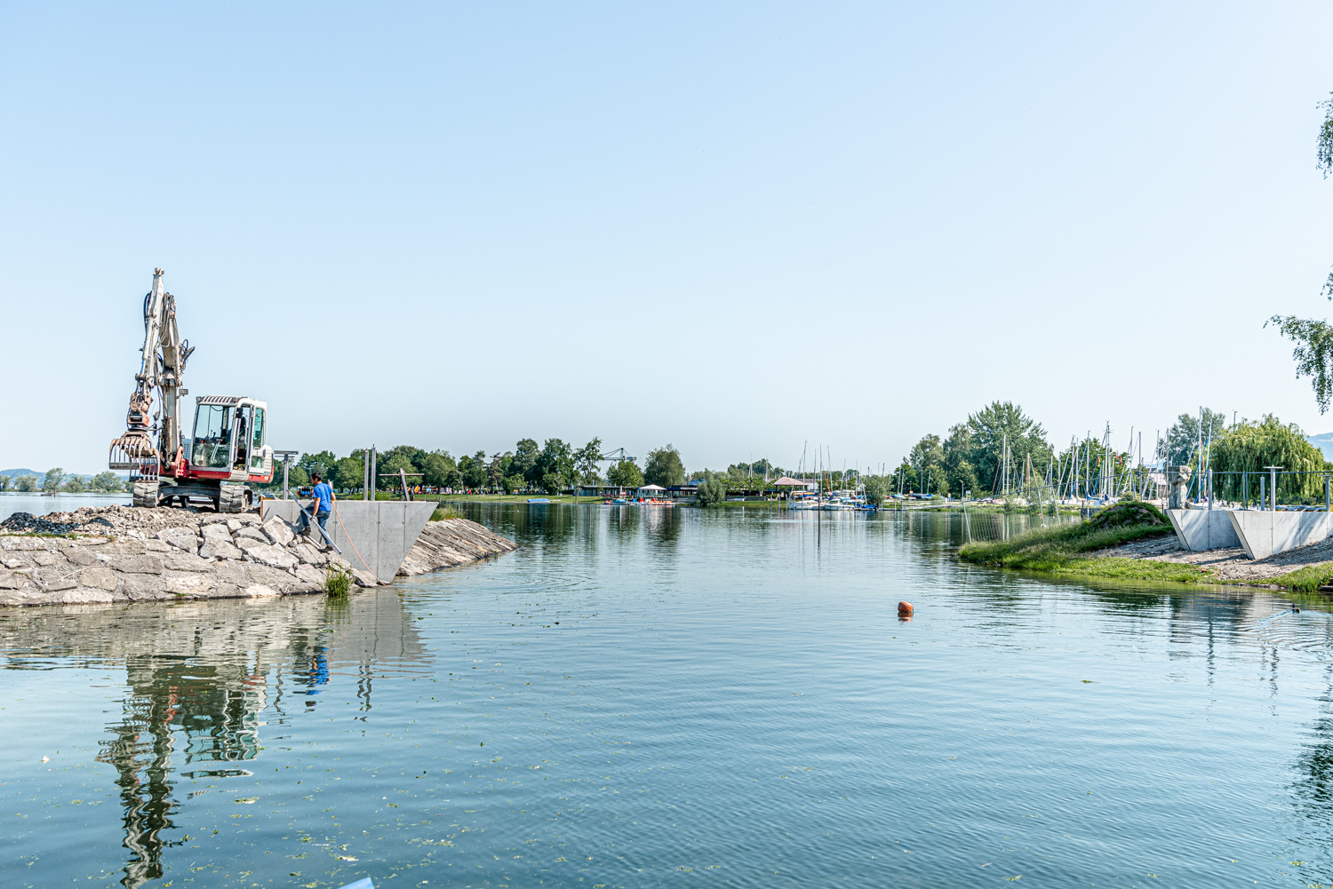 Brücke Hard | MN-Bau Michael Navadnig Bau - Bauunternehmen Vorarlberg