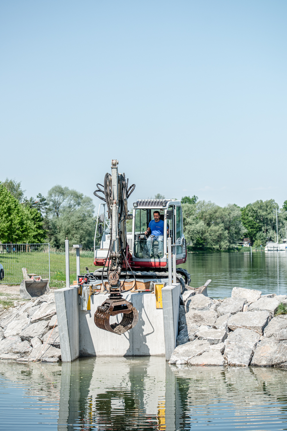 Brücke Hard | MN-Bau Michael Navadnig Bau - Bauunternehmen Vorarlberg