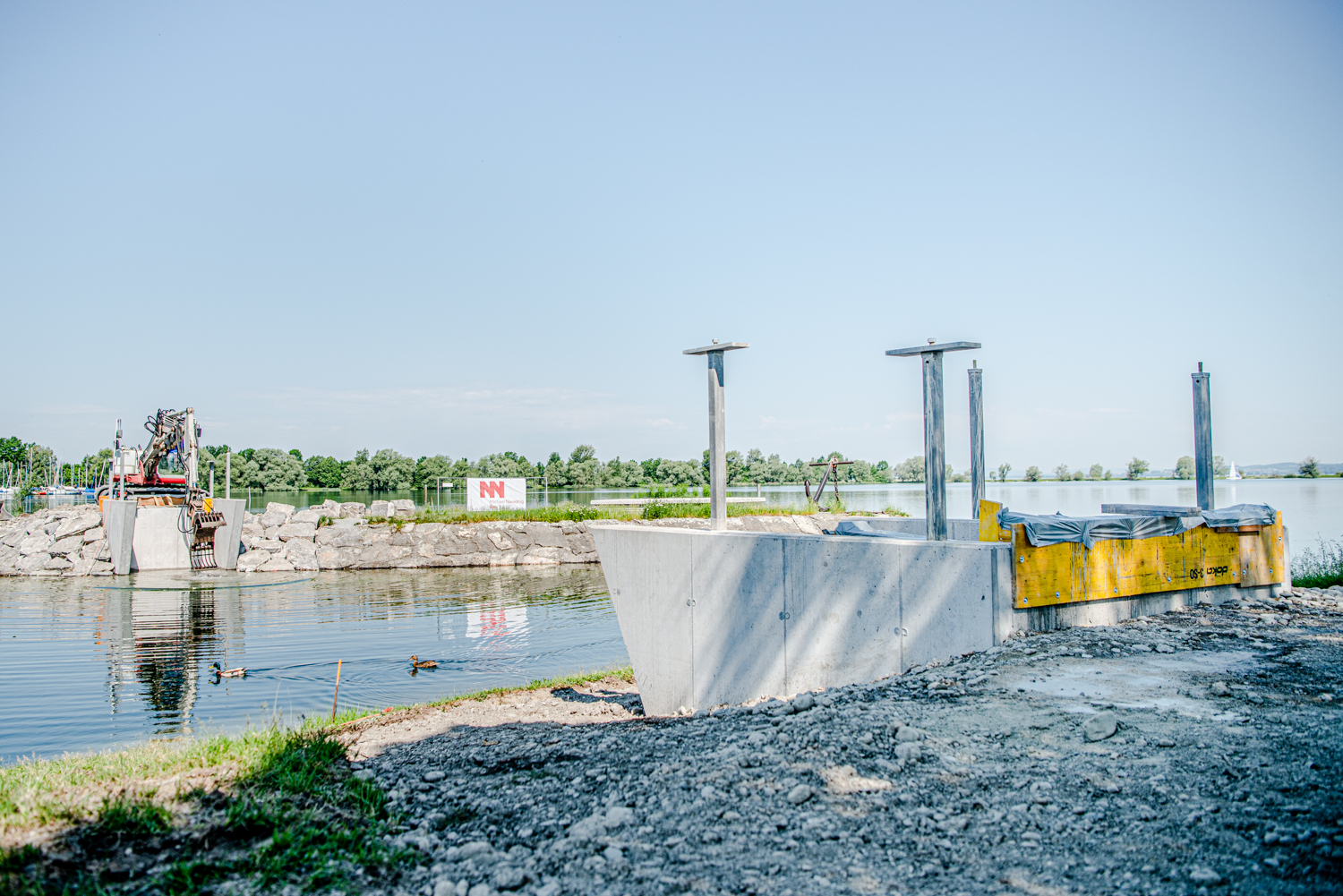 Brücke Hard | MN-Bau Michael Navadnig Bau - Bauunternehmen Vorarlberg